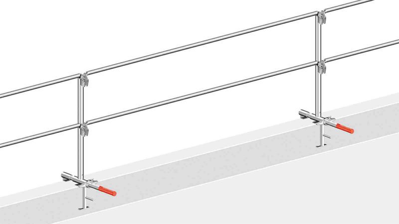 Edge Protection Railing Clamp | Layher Canada